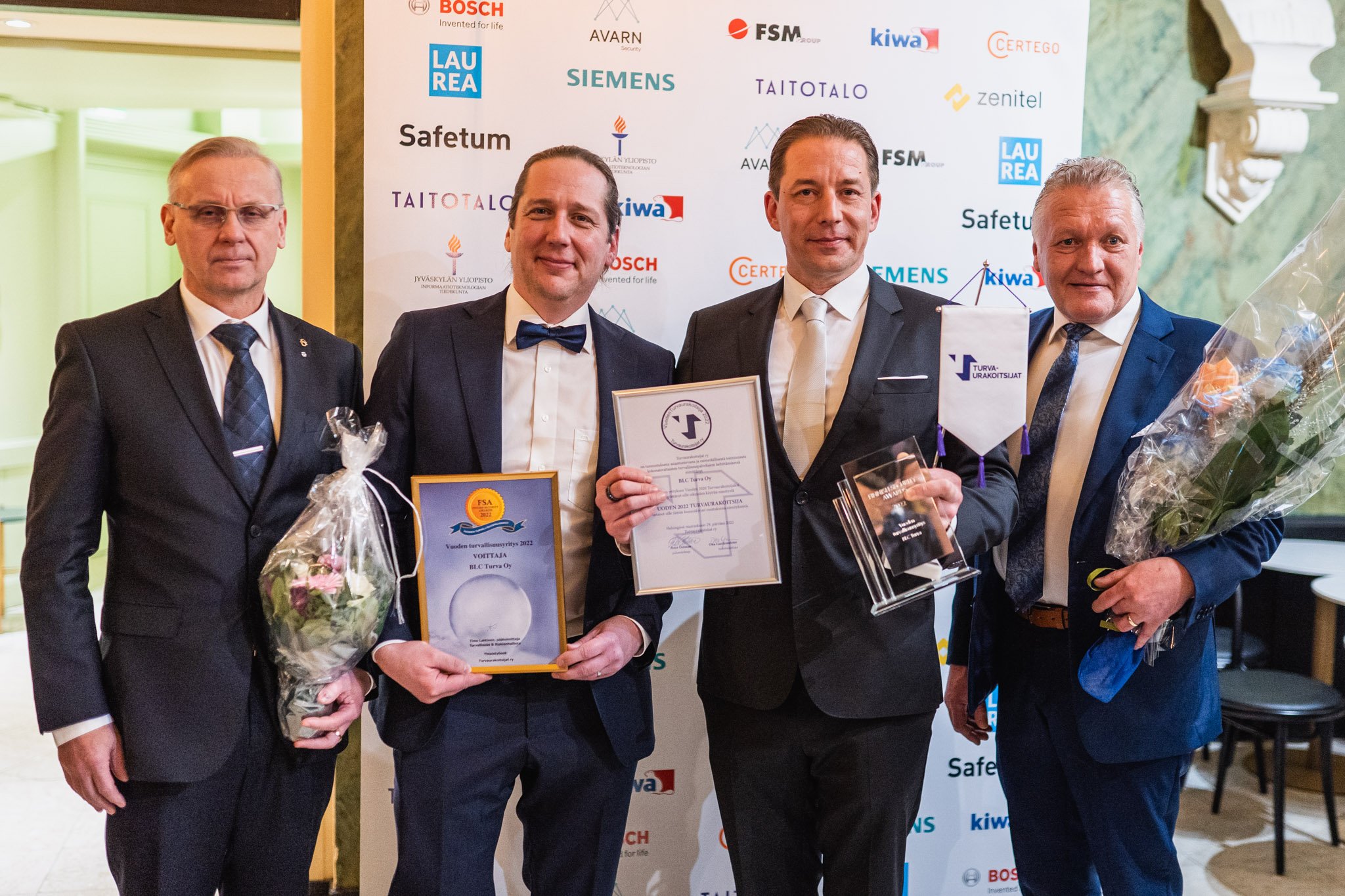 BLC Turva on vuoden 2022 turvallisuusyritys ja turvaurakoitsija